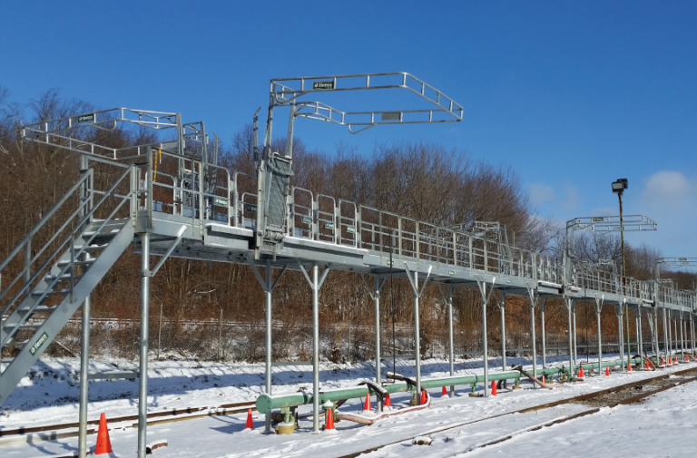 Multiple Station Loading Racks | Truck and Railcar Maintenance Platforms